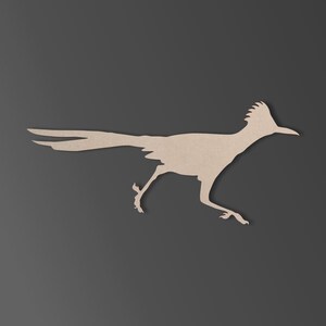 Wooden Roadrunner Wall Decor: Laser Cut Animal Cutout - Etsy