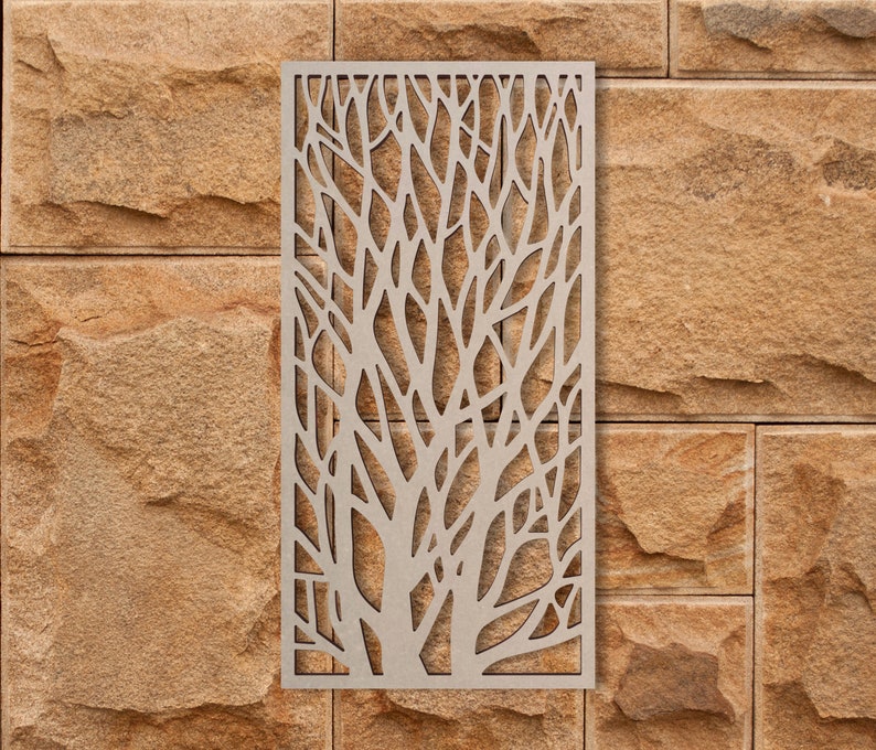 Wooden Tree Branch Lattice Trellis Mandala Wall Art for - Etsy