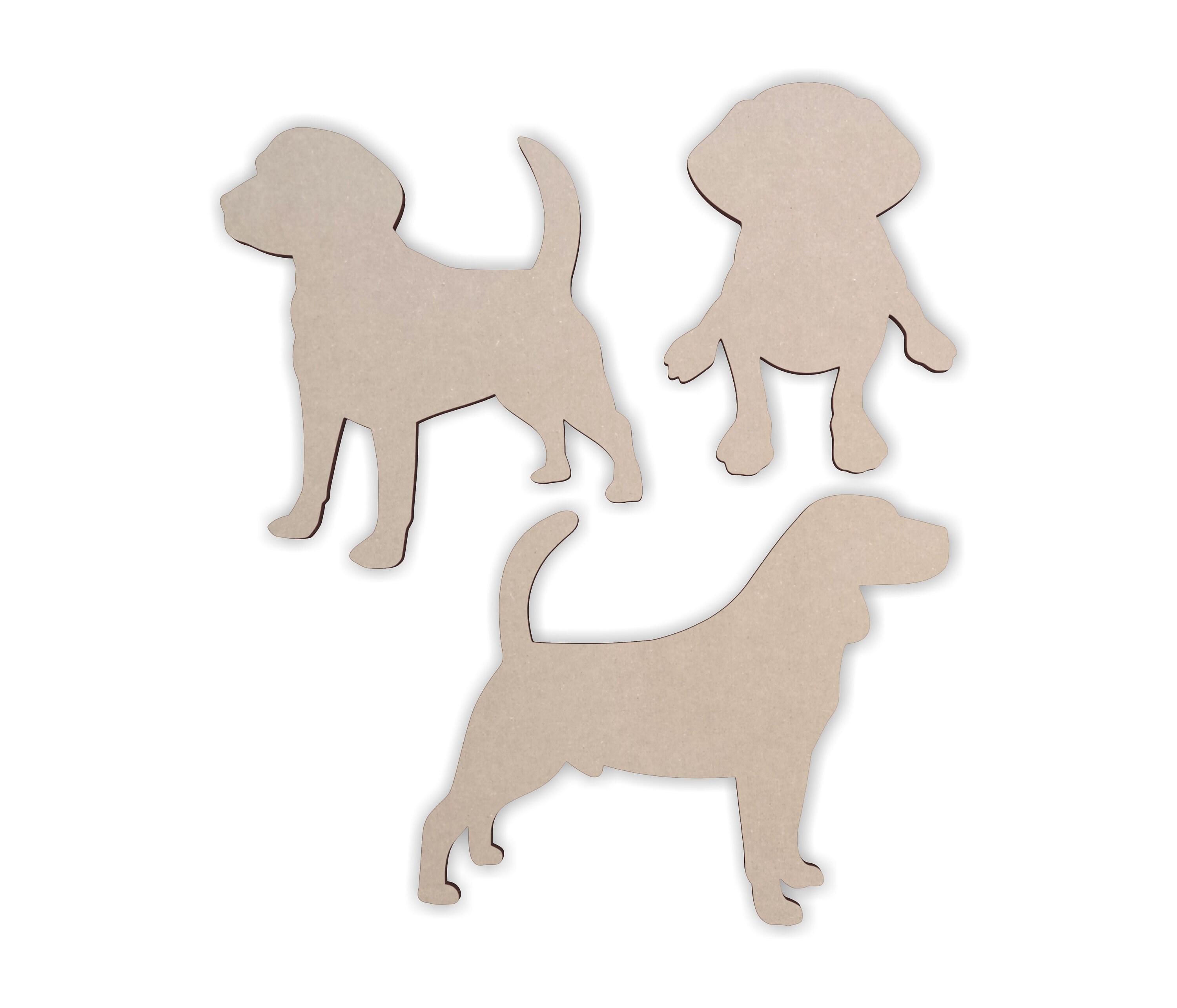 Wooden Dog Silhouettes 3 Dogs Cutout Home Decor - Etsy