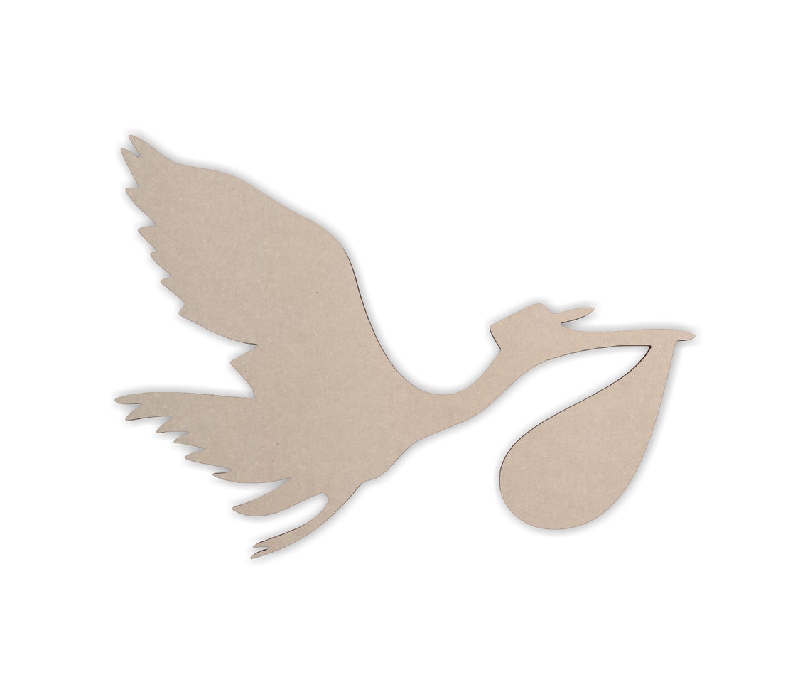 Wooden Shape Stork Stork Wall Art Home Decor Wall Hanging - Etsy