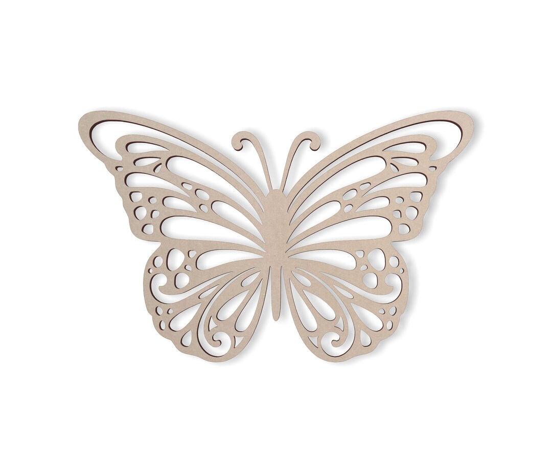 Recorte de mariposa de madera: arte de pared, decoración de pared ...