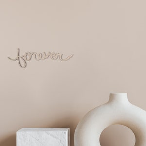 FOREVER Wall Decor Word Cutout "forever" - Cutout, Home Decor ...