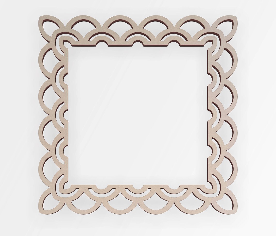 Wooden Decorative Frame Wooden Cutout Wall Art Home Decor | Etsy