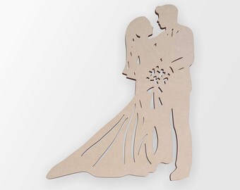 Bride and Groom Wall Art - Etsy