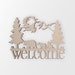Wooden Sign welcome Cutout, Home Decor, Unfinished and Available From 4 ...