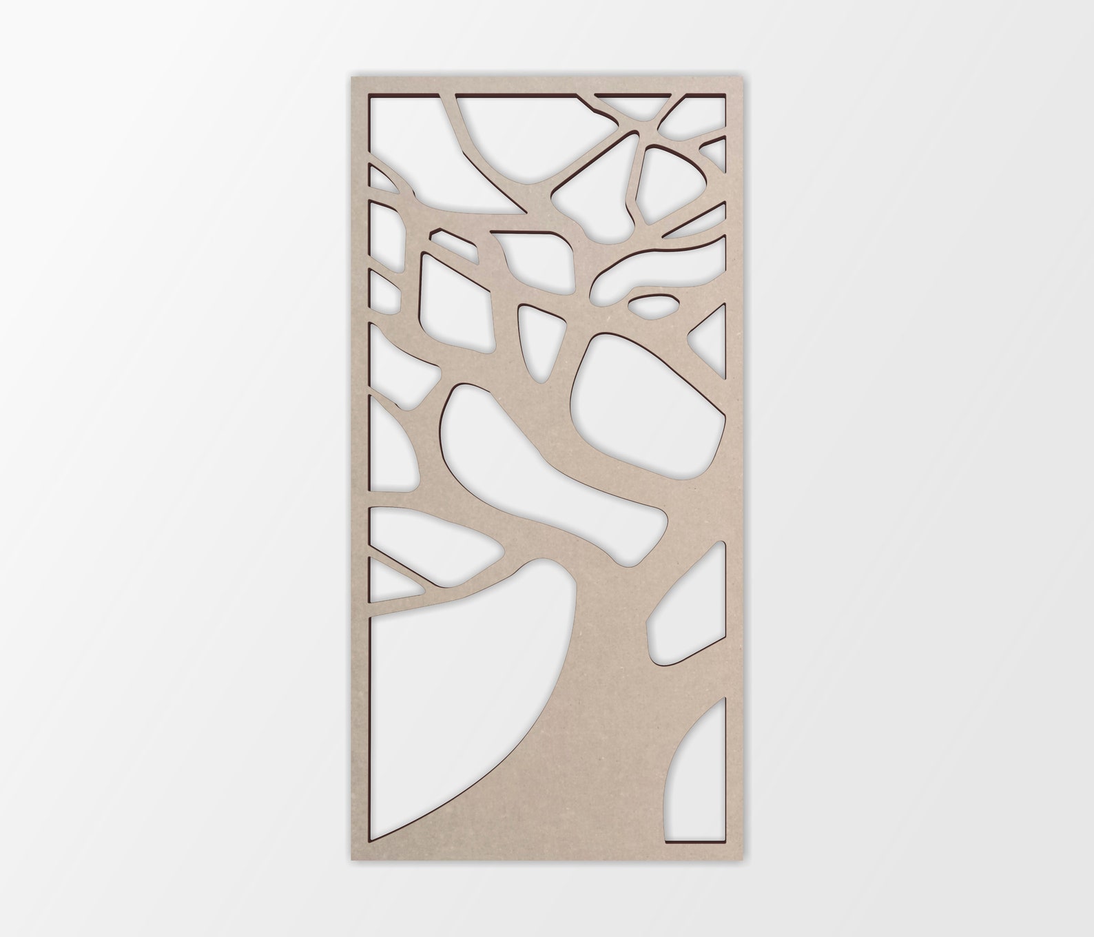 Wooden Tree Branch Panel Mandala Wall Art for Home Decor - Etsy