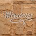 MEMORIES Wall Decor Word - Cutout, Home Decor, Unfinished and Available ...