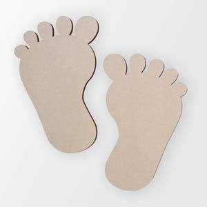 Wooden Feet- Cutout, Home Decor, Beach Decor, Kid's Room Decor ...