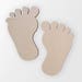 Wooden Feet Cutout Home Decor Beach Decor Kid's Room - Etsy