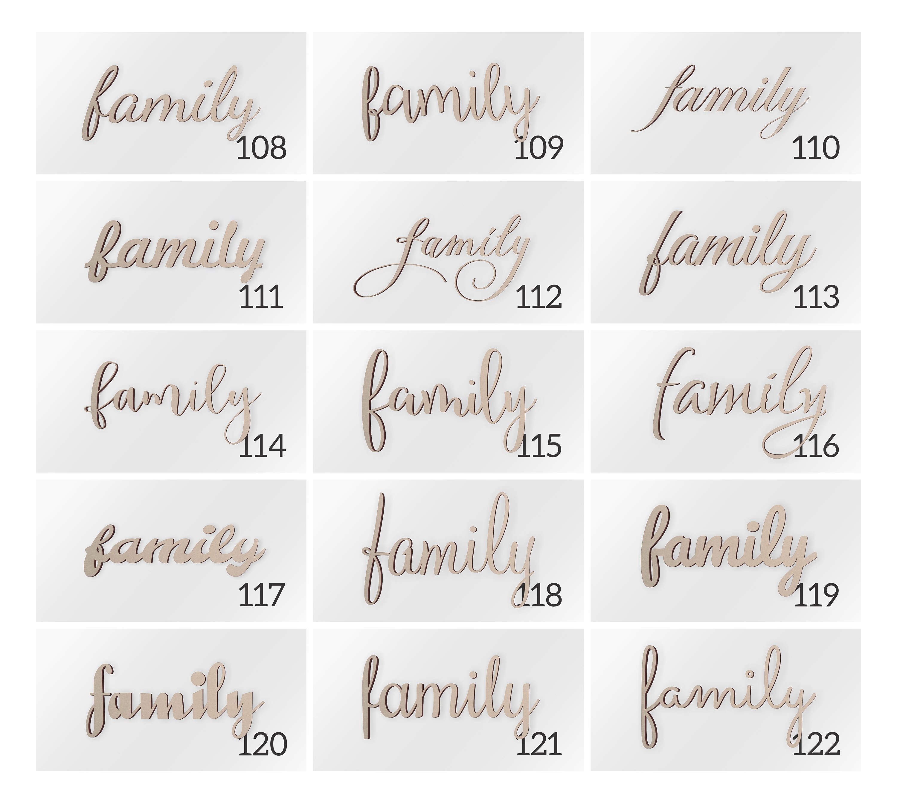 Wooden Wall Decor Word family Family Sign Wooden - Etsy