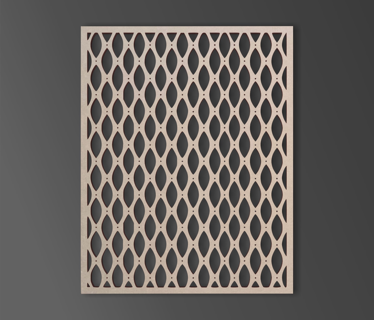 Wood Oval Grid Lattice Mandala Wall Art for Home Decor Wall - Etsy