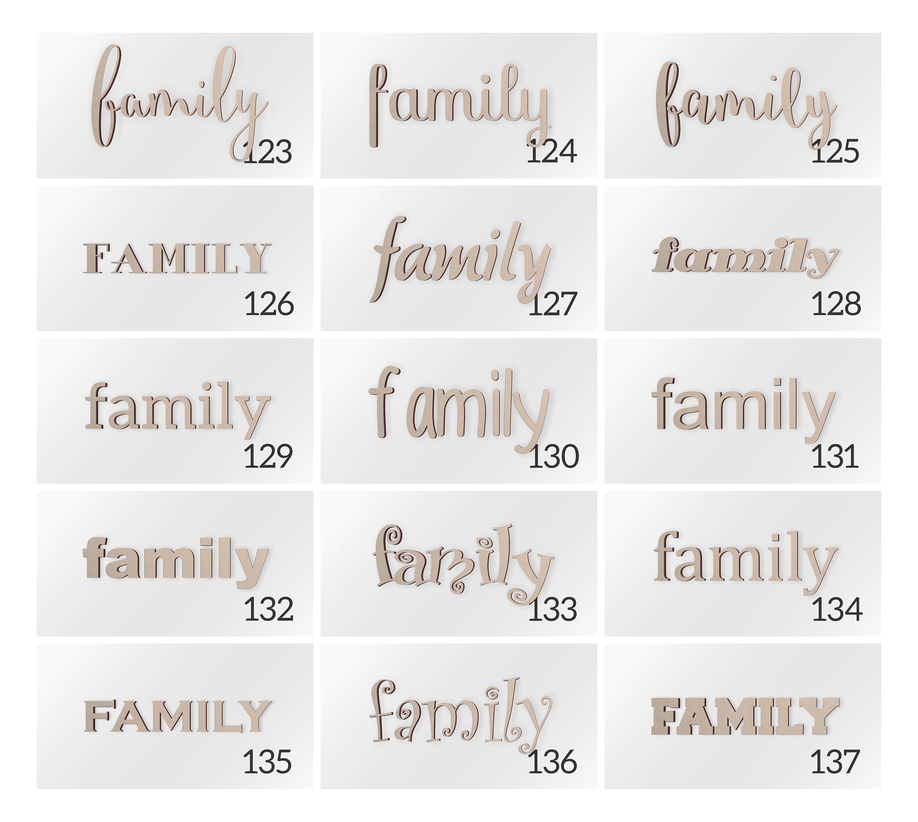 Wooden Wall Decor Word family Family Sign Wooden - Etsy