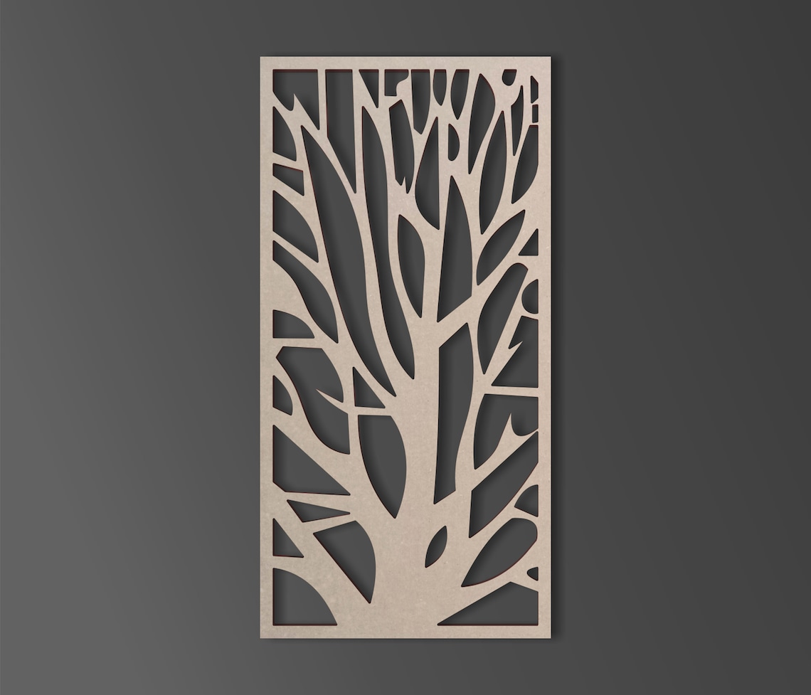 Wooden Tree Branch Lattice Mandala Wall Art for Home Decor - Etsy