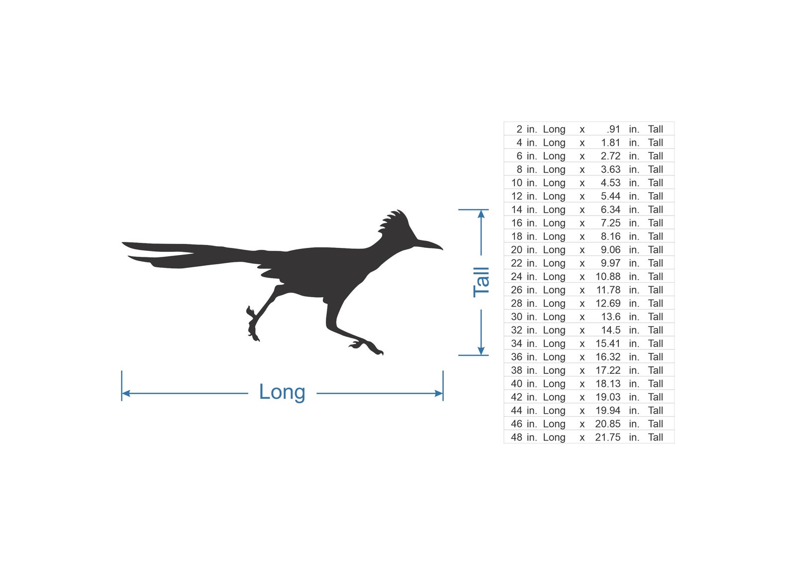 Wooden Roadrunner Wall Decor: Laser Cut Animal Cutout - Etsy