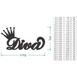 DIVA Wall Art Wooden - Cutout, Home Decor, Unfinished and Available in ...