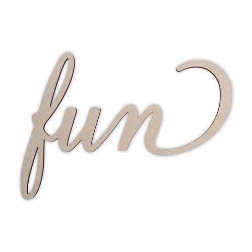 FAMILY Wall Decor Word Cutout Home Decor Unfinished and - Etsy