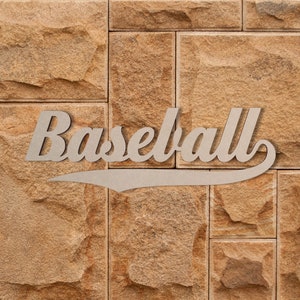 Baseball Wall Hanging Word Cutout "football" - Cutout, Home Decor ...