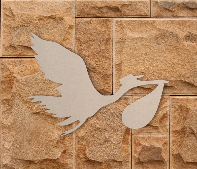 Wooden Shape Stork Stork Wall Art Home Decor Wall Hanging - Etsy