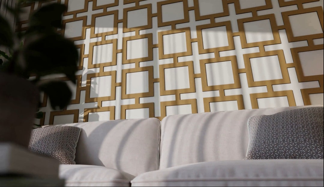 Custom Flower Wood 3D Wall Lattice Panels Wall and Ceiling Decor ...