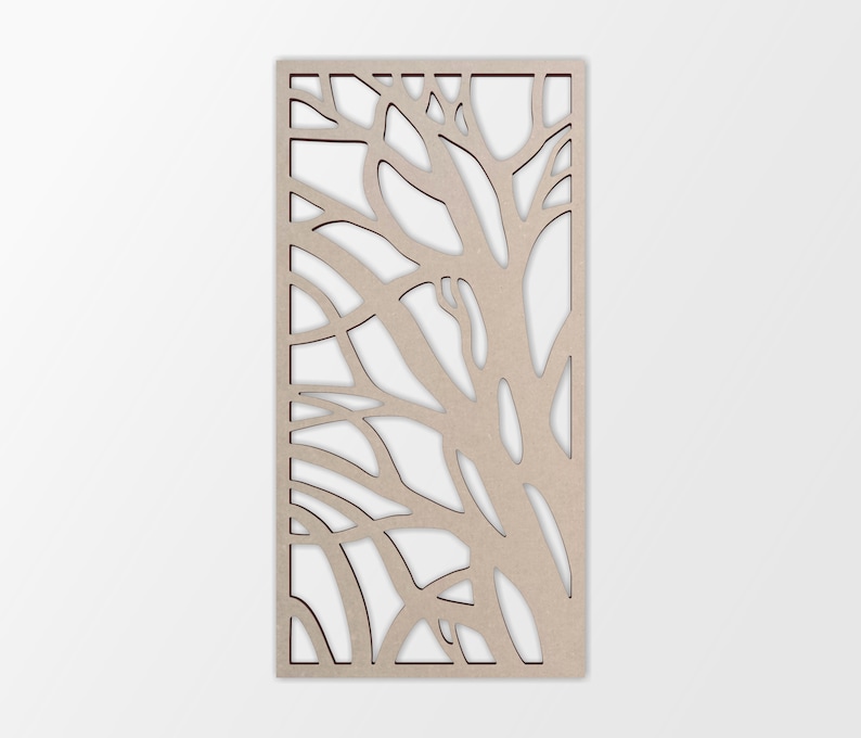 Wooden Tree Branch Lattice Wall Panels Mandala Wall Art for - Etsy