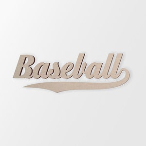 Baseball Wall Hanging Word Cutout "football" - Cutout, Home Decor ...