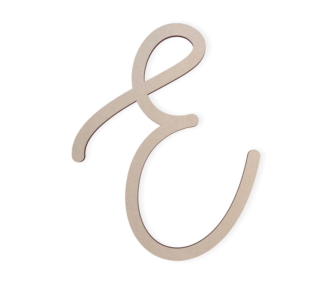 Personalized Large Wooden Letter E for DIY Projects and Decor - Etsy
