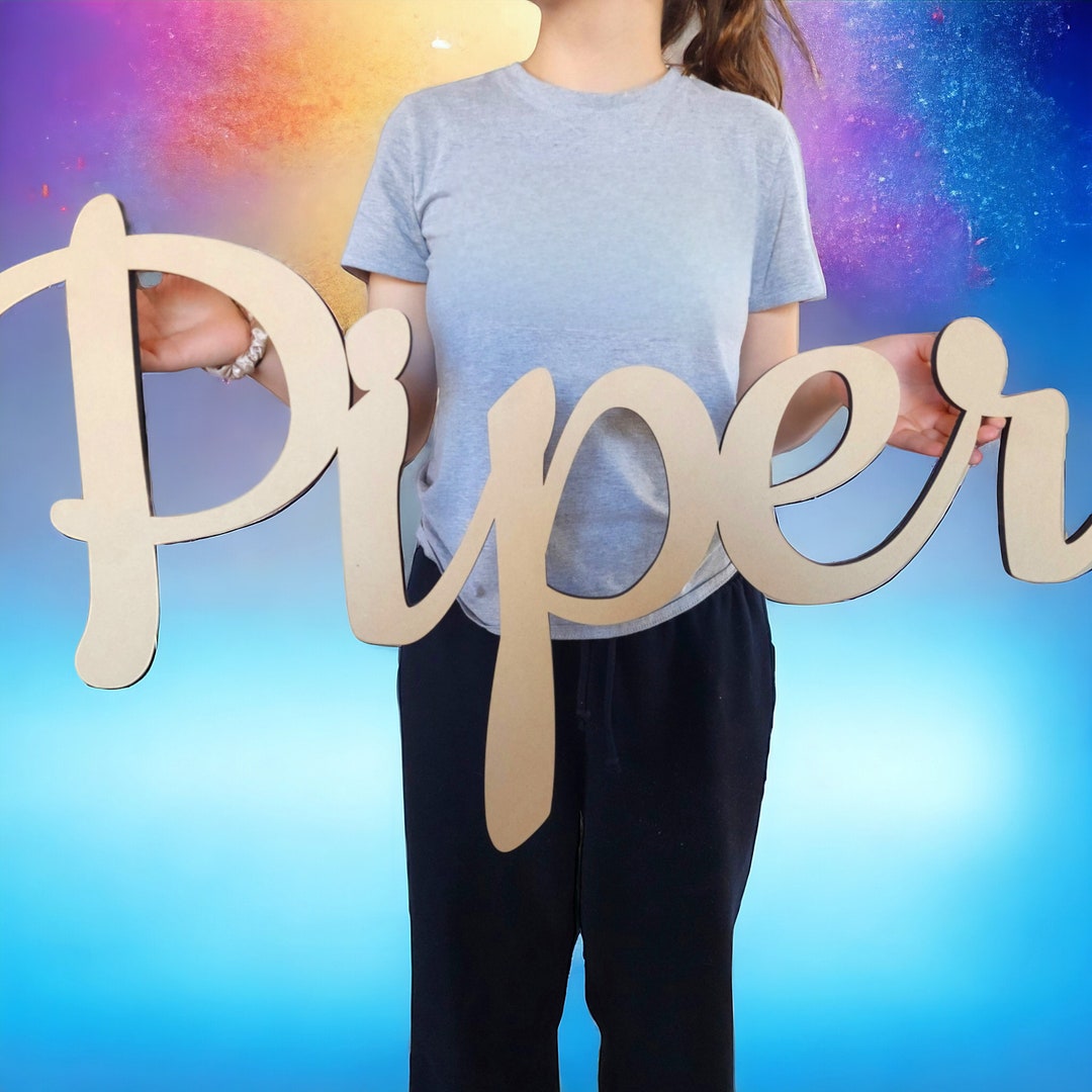 Custom Wooden Name Cutouts for Nursery Decor Personalized Wall Art for ...