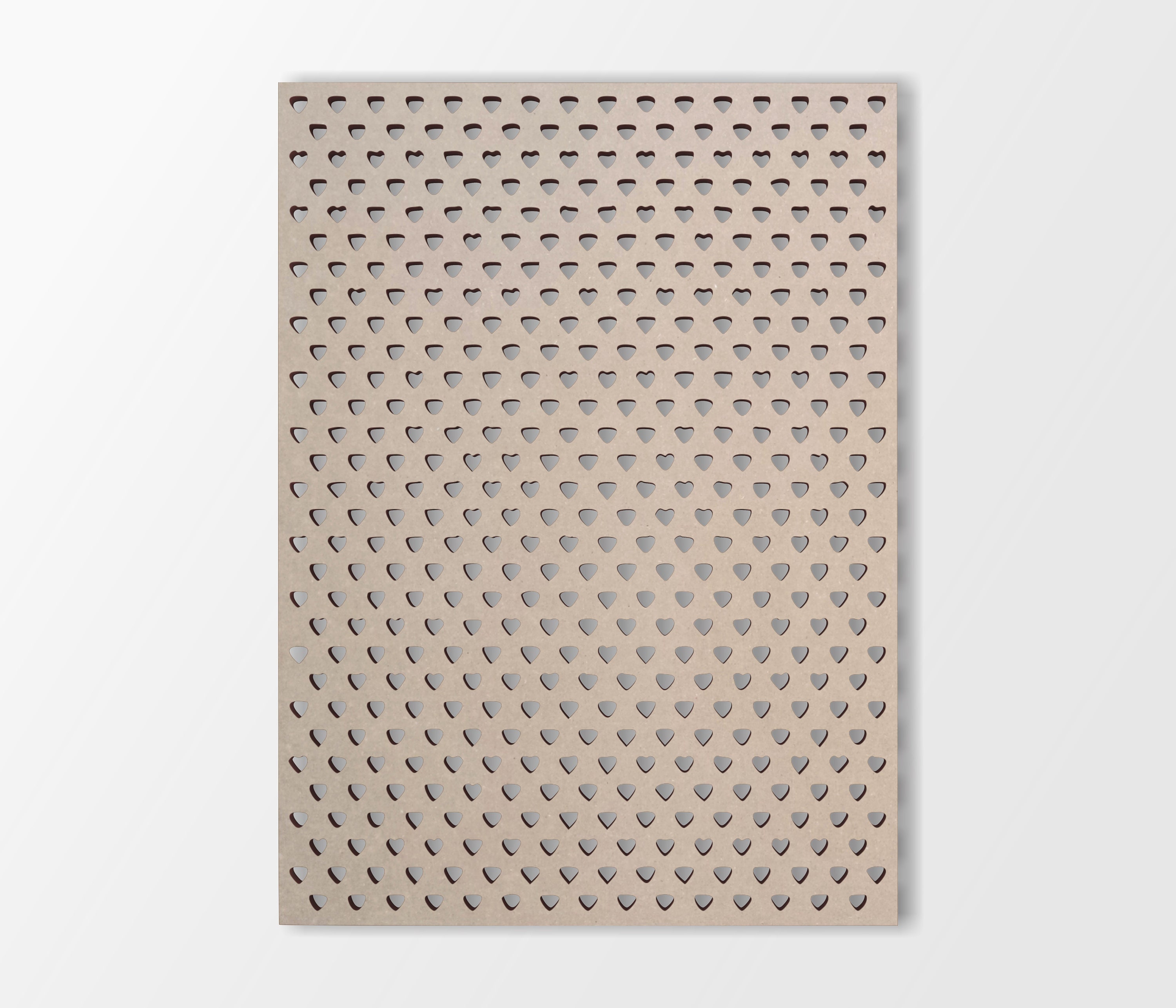 Wood Heart Pattern Fretwork Panel Mandala Wall Art for Home - Etsy