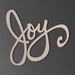 Word Cutout joy Cutout, Home Decor, Unfinished and Available in Many ...