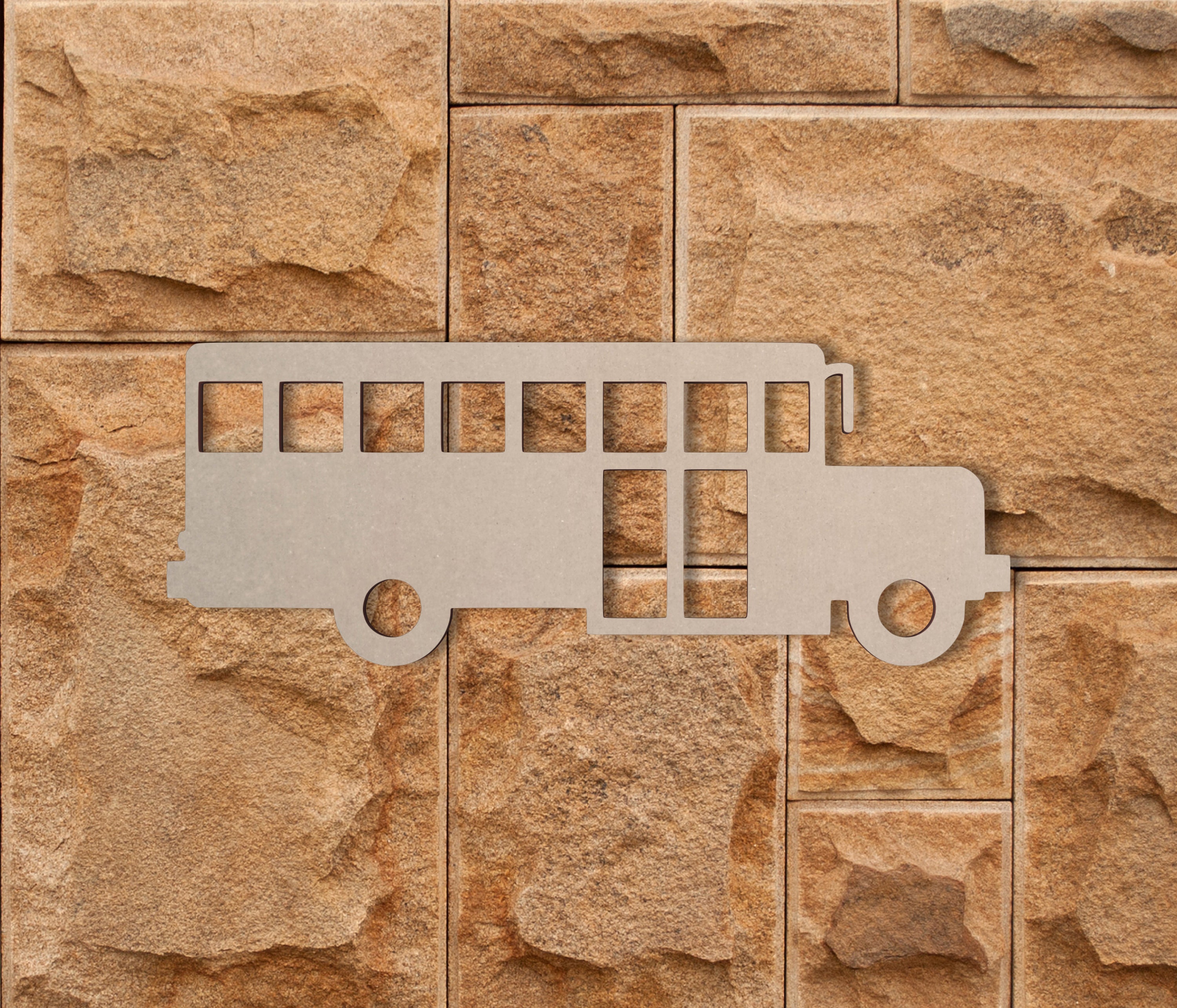 Wooden Shape School Bus School Bus Decor Wooden Cutout Wall - Etsy