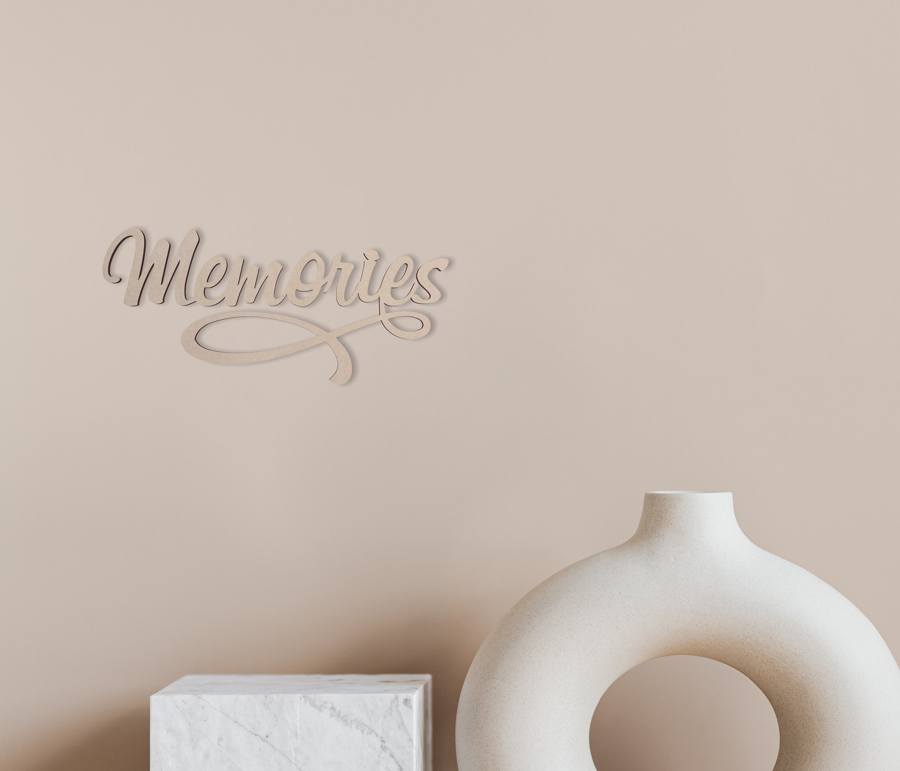 MEMORIES Wall Decor Word Cutout Home Decor Unfinished and - Etsy
