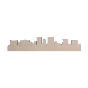 El Paso Skyline Wooden Cutout: Southwestern Home Decor, Unfinished Wall ...