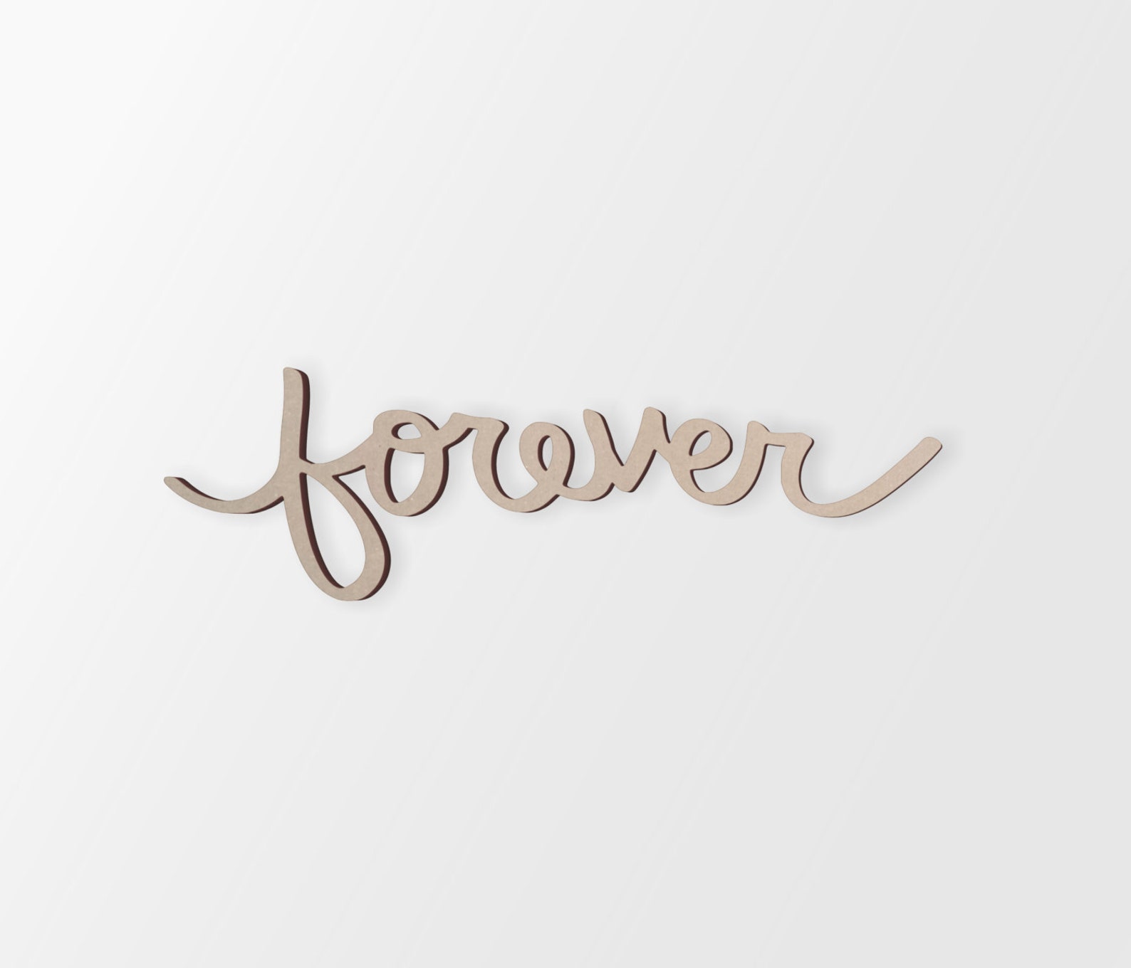FOREVER Wall Decor Word Cutout forever Cutout | Etsy