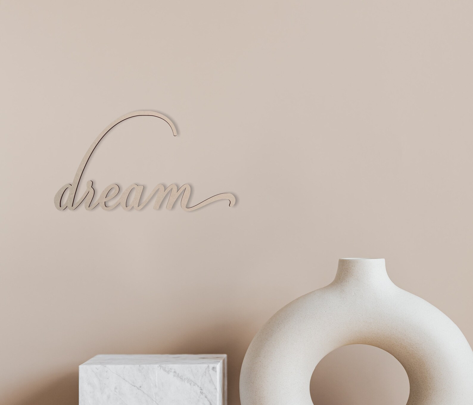 DREAM Wall Decor Word - Cutout, Home Decor, Unfinished and Available in ...