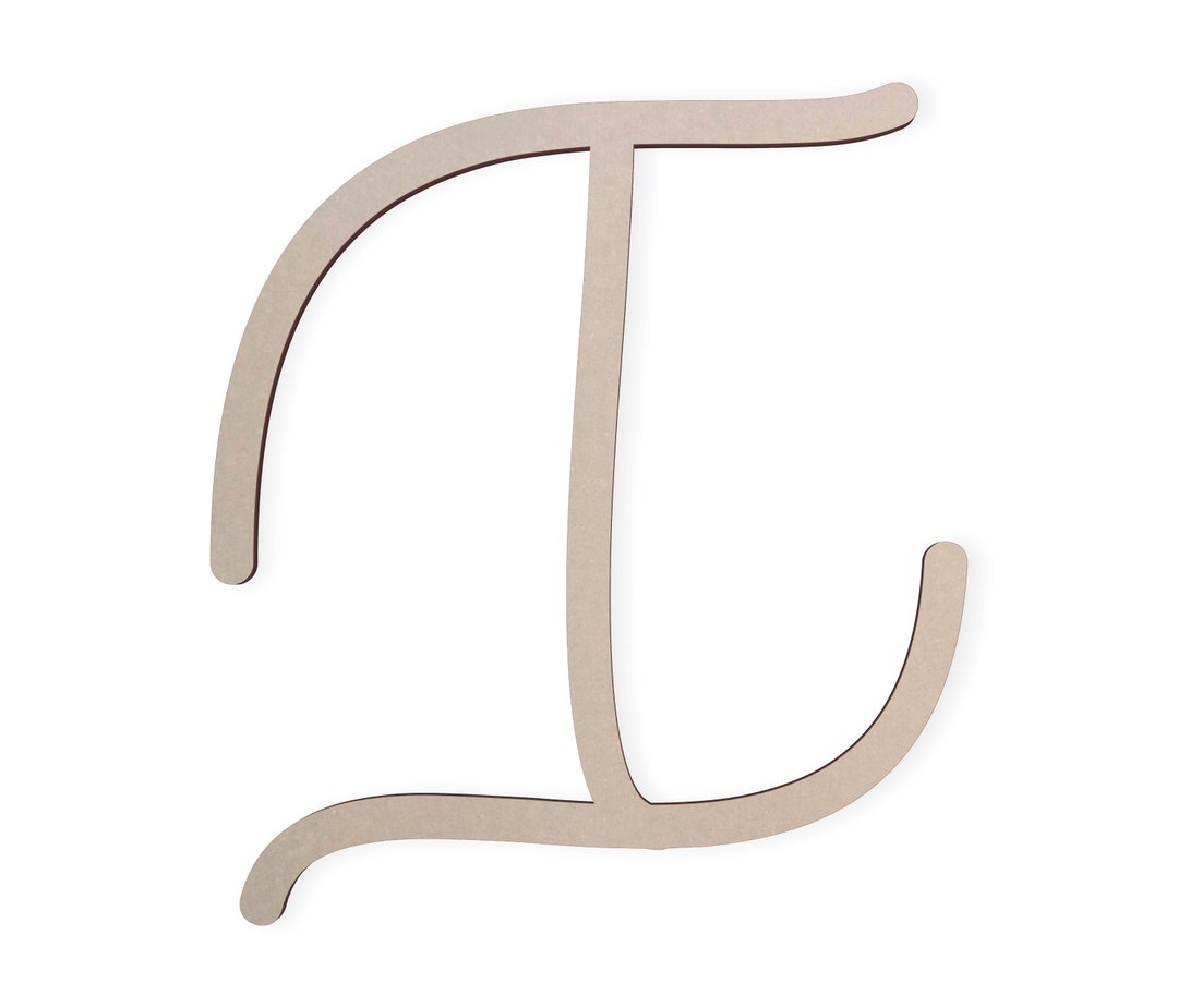 Personalized Large Wooden Letter I for DIY Projects and Decor - Etsy