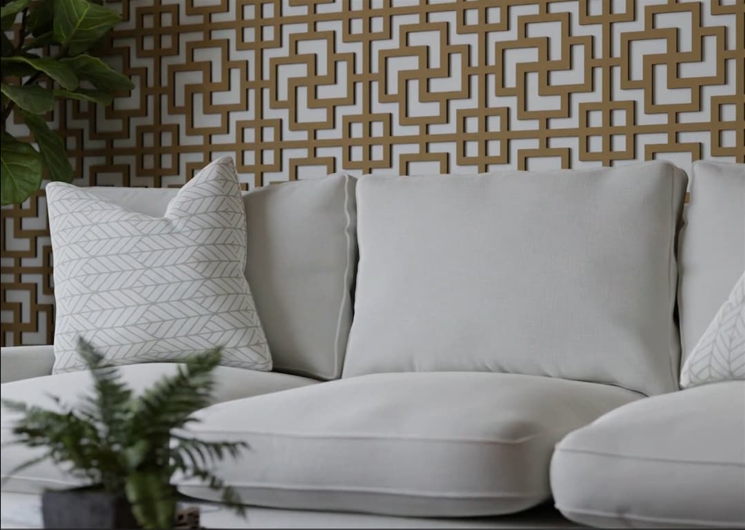 Custom Wooden Aztec Lattice - Trellis, Mandala Wall Art for Home Decor ...