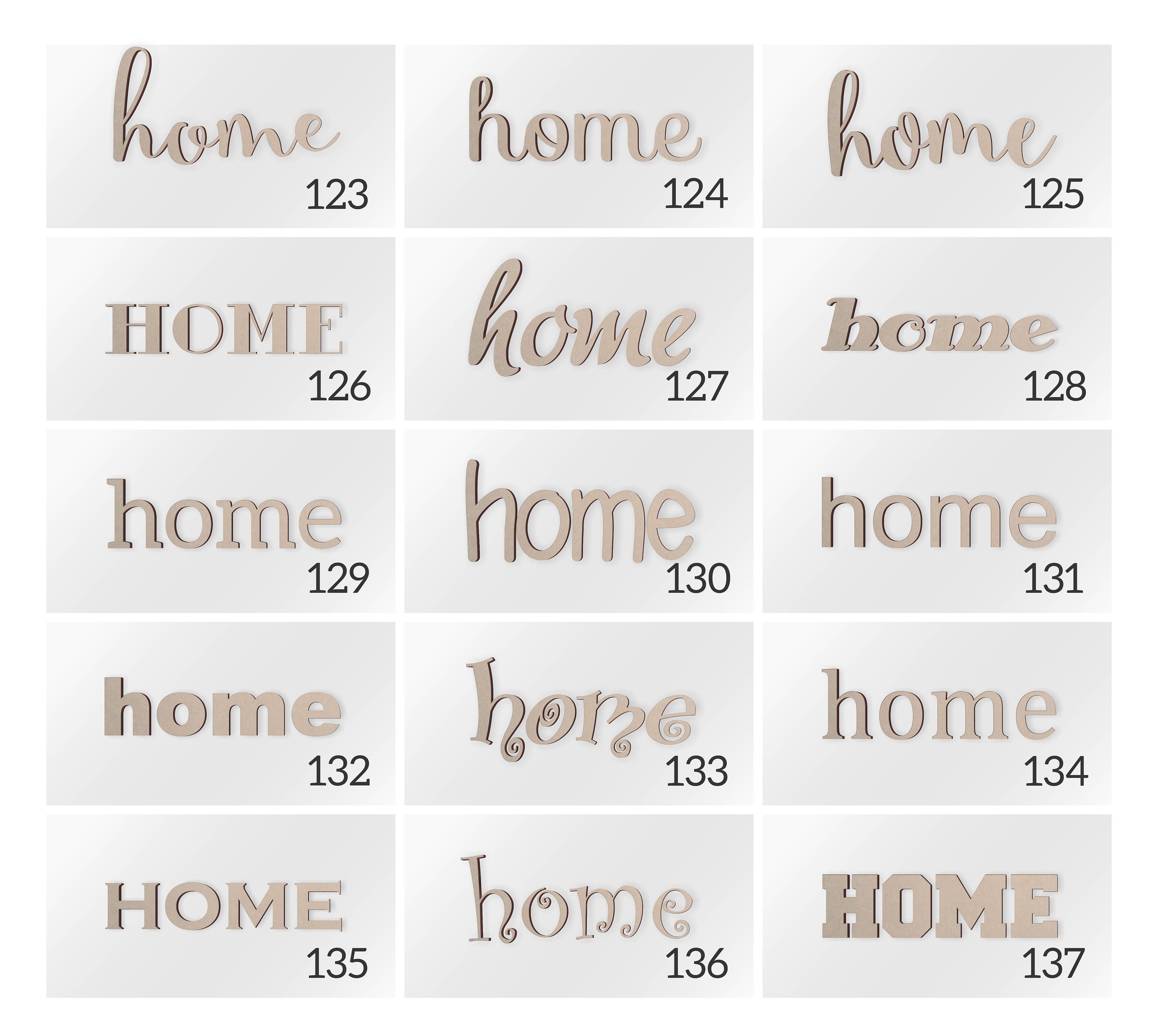 Home Wood Word Scroll Cut Word Home Sign Home Cutout | Etsy