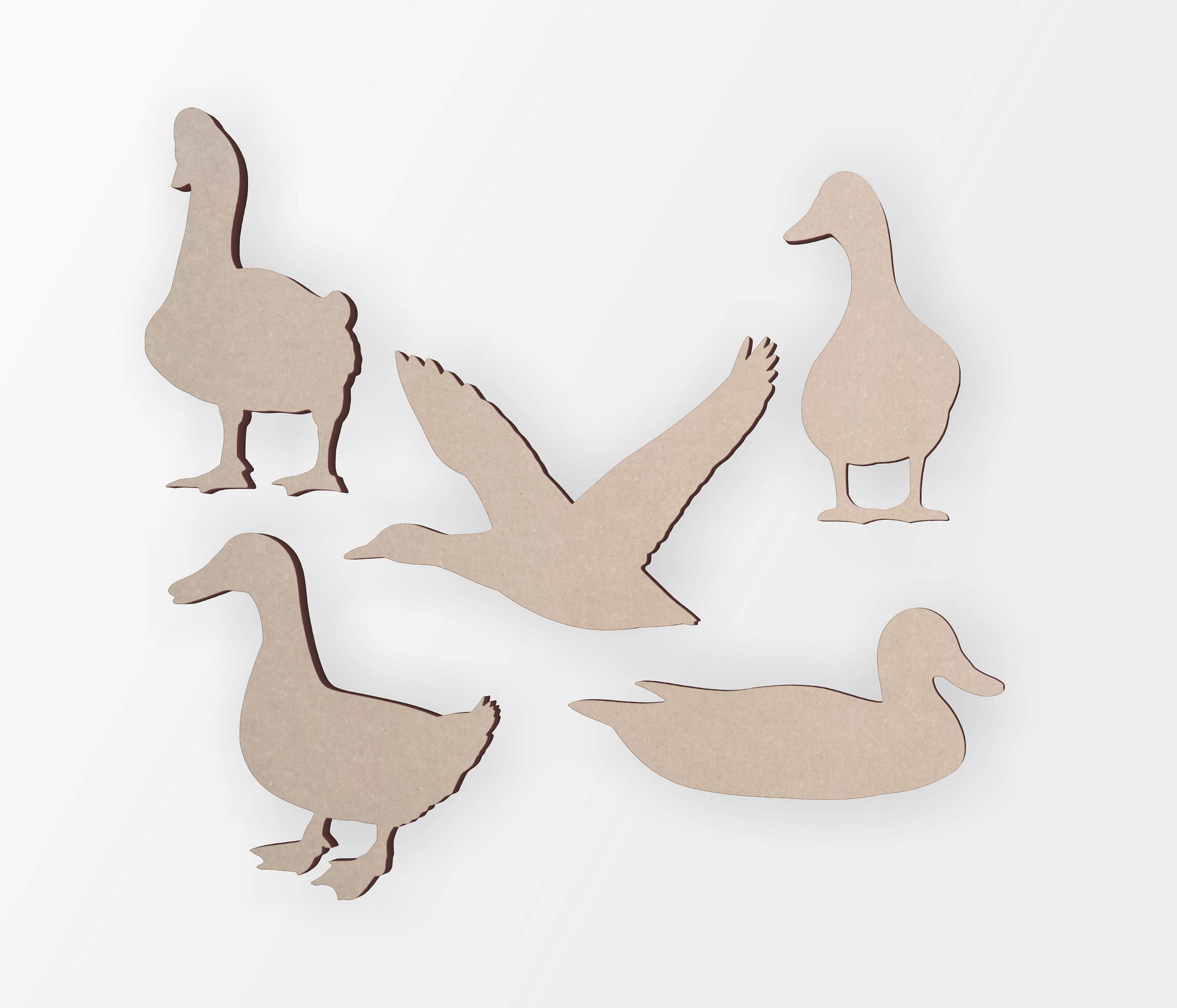 Wooden Ducks Cutout 5 Pack Cutout Wildlife Decor Hunting | Etsy