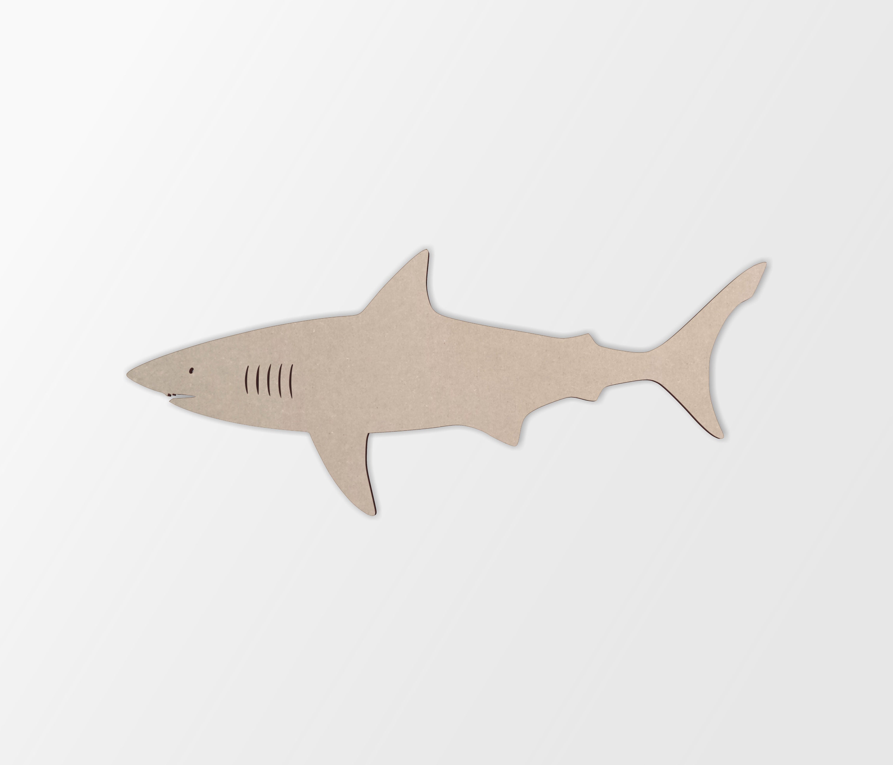 Wooden Shark Shape Shark Cutout Boys Room Decor Cutout - Etsy