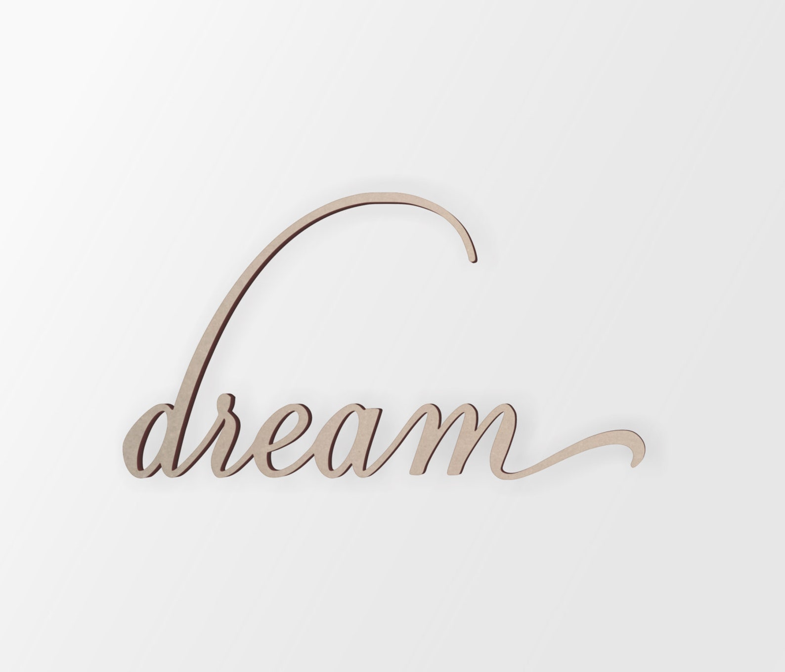 DREAM Wall Decor Word - Cutout, Home Decor, Unfinished and Available in ...