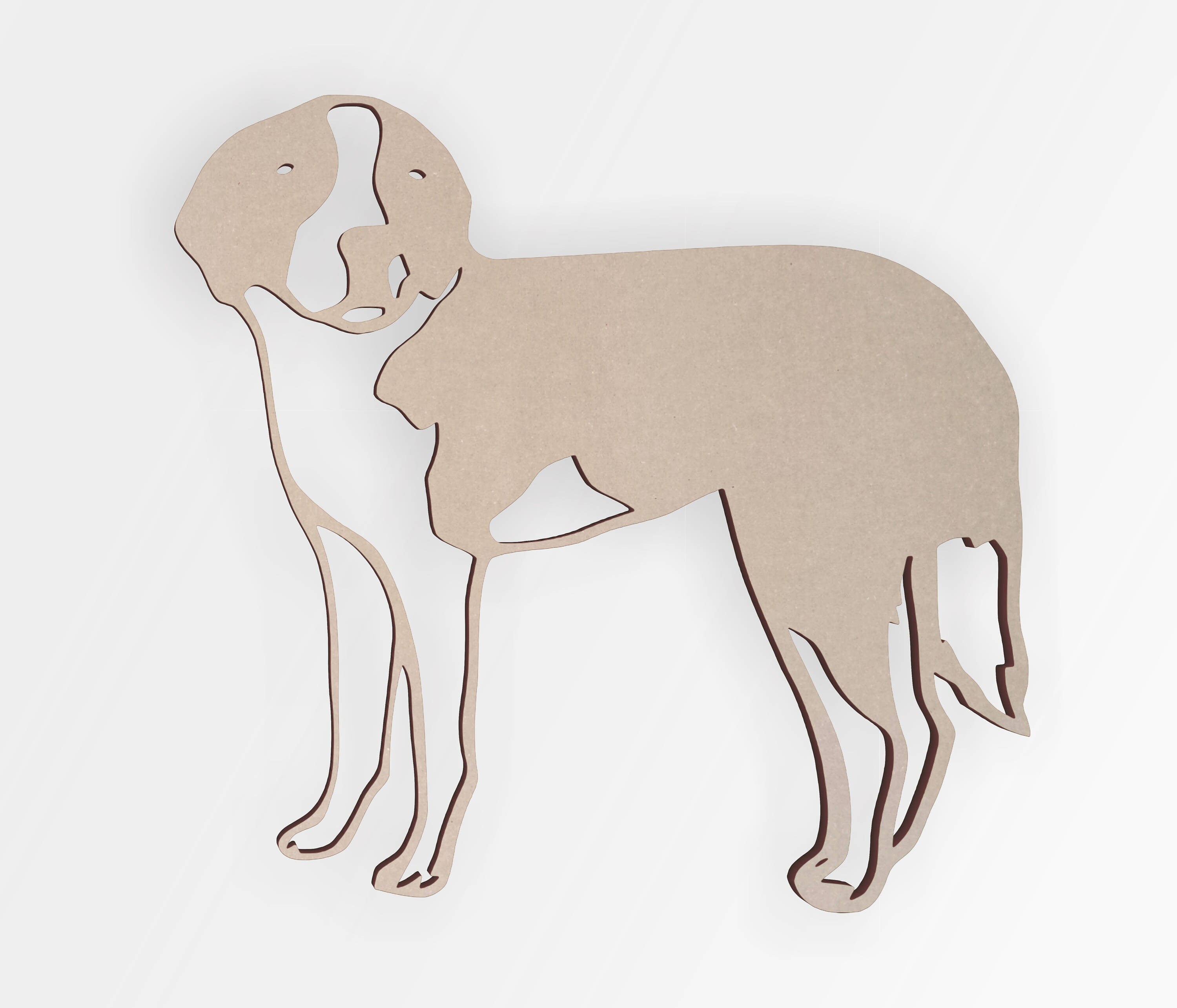 Wooden Dog cutout Wooden Cut Out Wall Art Home Decor Wall | Etsy