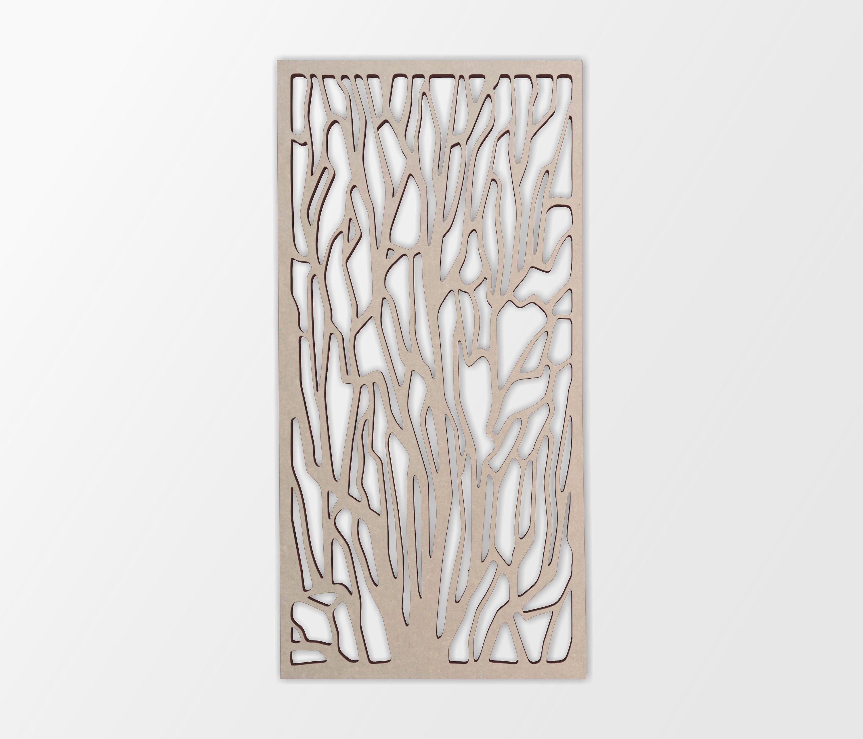 Wood Tree Branch Decorative Lattice Mandala Wall Art for - Etsy