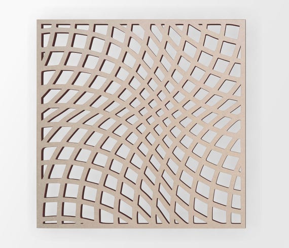 Wooden Shape Twist Lattice Pattern Overlay Wooden Cutout - Etsy