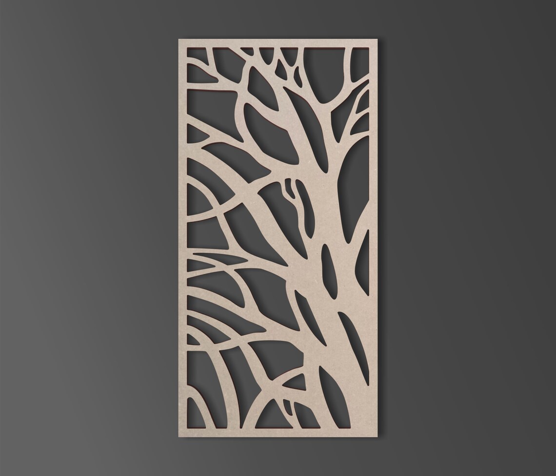 Wooden Tree Branch Lattice Wall Panels Mandala Wall Art for - Etsy