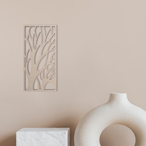 Wooden Tree Branch Lattice: Mandala Wall Art, Privacy Screen - Etsy