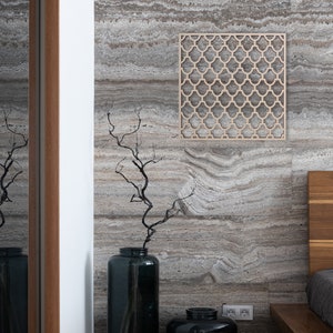 Wood Roof Shingle Decor Fretwork Panel - Mandala Wall Art for Home ...