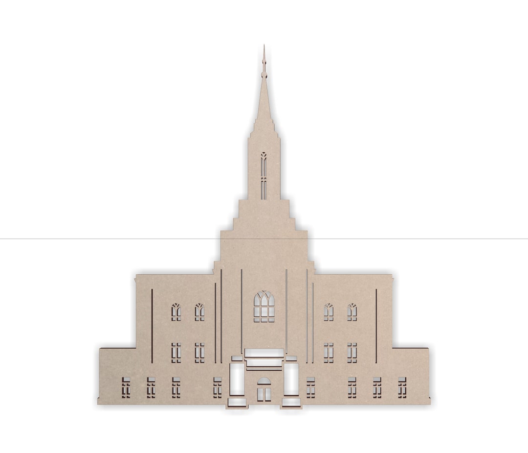 Wooden Orem Temple Cutout, Latter Day Saint Wooden Cutout, Wall Art ...