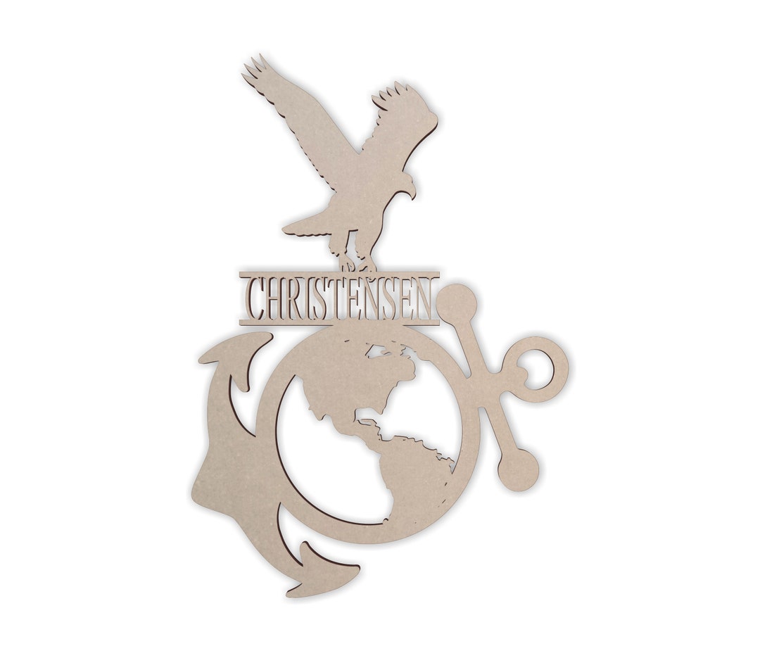 Military Decor Custom Name Sign for Military Gifts, Retirement Gifts ...