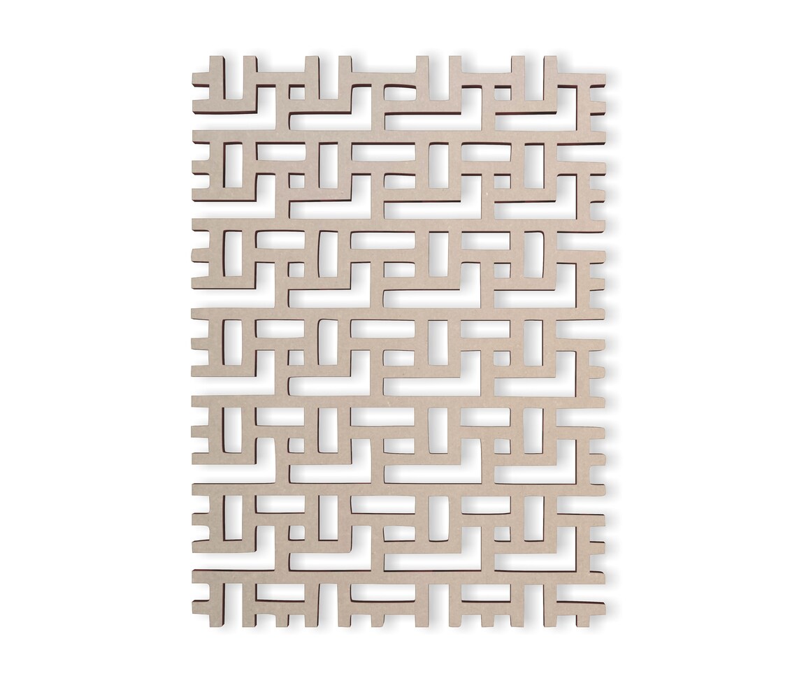 Wood Aztec Design Lattice Panel Mandala Wall Art for Home - Etsy