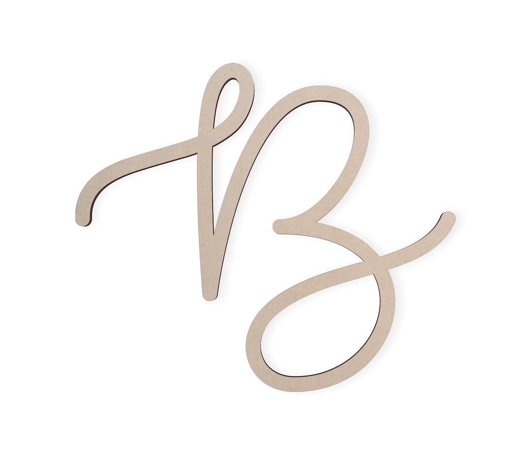 Personalized Large Wooden Letter B for DIY Projects and Decor - Etsy